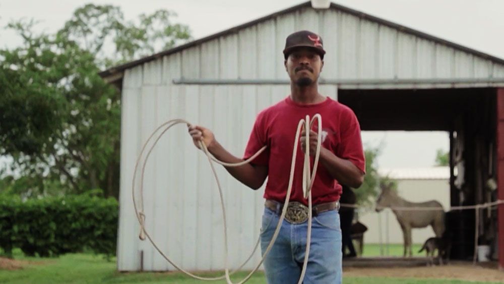 A black calf roper challenges the American West’s myths at the rodeo ...